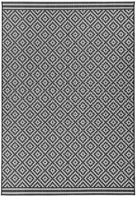 Černý  koberec Granton Diamond Mono Rozměry: 200x290 cm