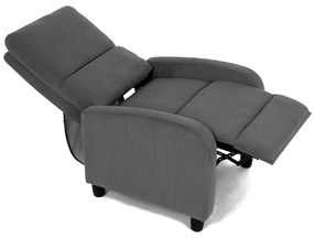 Relaxační, polohovací křeslo Autronic TV-4011 GREY2, šedá
