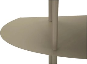 Šedobéžový kovový konzolový stolek 34x118 cm Saturn – Mauro Ferretti