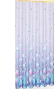 Aqualine Sprchový závěs 180 x 180 cm, polyester, světle fialová 1096