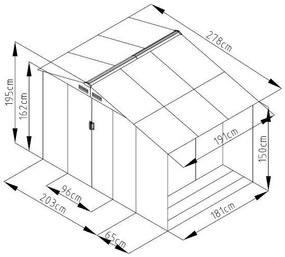 Rojaplast LUKE A-2 domek