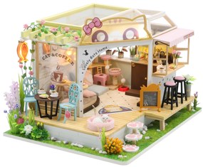 2Kids Toys miniatura domečku Kočičí kavárna se zahrádkou