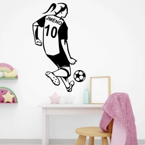 Samolepka Fotbalistka