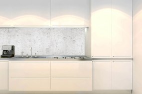 DIMEX | Fototapeta do kuchyně Trhliny v omítce KI-180-264 | 180 x 60 cm | bílá, šedá