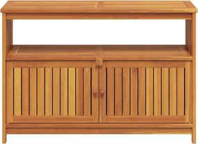Zahradní konzolový stůl 110 x 35 x 75 cm masivní akáciové dřevo 319697