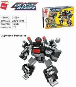 Qman Blast Ranger 3305 sada 4 kusů / Stavebnice / 644 dílků / od 6 let