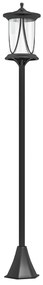 Outsunny Solární pouliční lampa LED Outsunny, IP44, ABS, 17W x 17D x 127H cm, se studeným bílým světlem LED, světelný senzor, vodotěsná, pro venkovní…