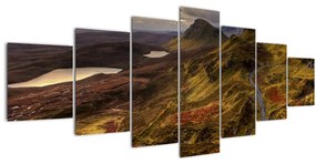 Obraz skotských hor (210x100 cm)