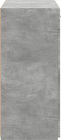 Příborník betonově šedý 80 x 42,5 x 93 cm kompozitní dřevo 3281472