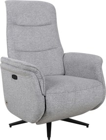 XXXLutz RELAXAČNÍ KŘESLO, kov, textil, šedá Cantus - Relaxační křesla - 002674004501