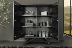 Designová vysoká komoda Quillon III 120 cm přírodní kámen