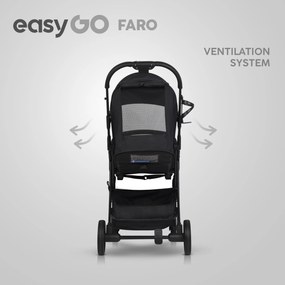 Sportovní kočárek EasyGo Faro Ebony Black