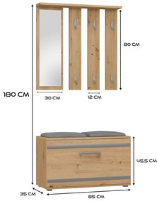 Předsíň OPAL Dub artisan