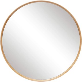 Hübsch Kulaté zrcadlo Bamboo 80 cm