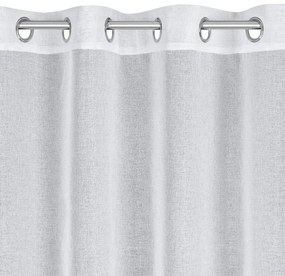 ZÁCLONA NA KROUŽCÍCH LENA 350X250 CM BÍLÁ