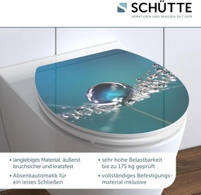 Eisl Sanitär WC prkénko MDF Soft Close Water Drop High Gloss 80544