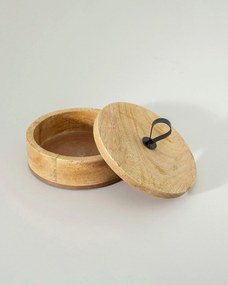 Dřevěná nádoba s víkem Cubero 19x12 cm