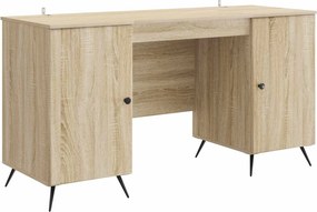 Stůl Dub sonoma 142,5 x 50 x 75 cm Kompozitní dřevo 3414632
