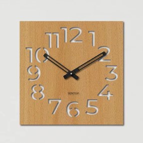 Moderní dřevěné nástěnné hodiny | Minimalistický design do interiéru I SENTOP HDFK033