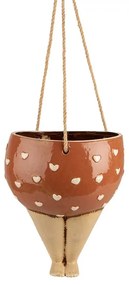 Keramický závěsný květináč nohy ženy Woman Planter - 17*15*20 cm