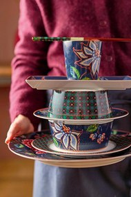 Pip Studio dárkový set misek Oriental Berry Blues Blue 12cm (Luxusní dárkový set s porcelánovými miskami)