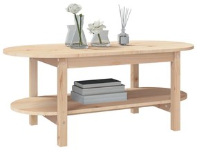 Konferenční stolek 110 x 55 x 45 cm masivní borové dřevo