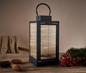 Tchibo - Dekorativní lucerna s LED - barva: černá