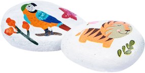 MAC TOYS Arto Zdobení kamenů ubrouskovou metodou kreativní set zvířátka m4415020