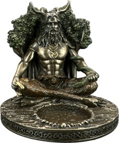 Figurka Socha Soška Cernunnos Svícen Figurka Socha Bronz WU77807A4
