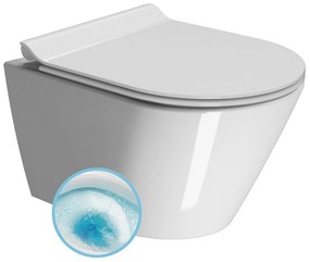 GSI Kube X závěsná WC mísa 36 x 50 cm GeniusFlush keramika bílá ExtraGlaze 941211