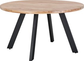 XXXLutz JÍDELNÍ STŮL, akácie, přírodní barvy, 130/130/76 cm P & B - Jídelní stoly - 002641003301