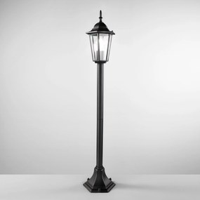 FAN LANT-MILANO/P1 Sloupkové svítidlo MILANO černá, 1xE27, IP44, 105 x 21 cm - FANEUROPE