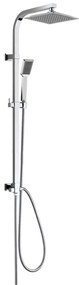 Mereo - Sprchový set bez baterie, 20x20 cm, chrom CBQ60101SPN