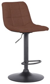 Barová židle, hnědá/černá, LAHELA