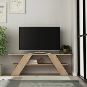 Tv stolek Houseland Farfalla 120 cm dub přírodní