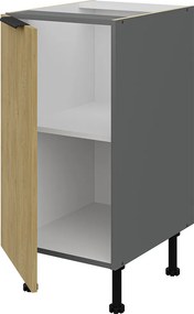 Kuchyňská linka CREMONA ac | 260 cm | UNI dvířka | antracit/cremona