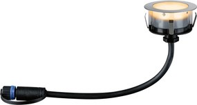 P 94722 Plug & Shine LED zemní svítidlo Floor základní sada neláká hmyz IP67 2200K 3x2W 21VA stříbrná - PAULMANN