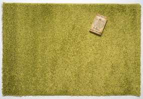 Kusový koberec Efor Shaggy 1903 Green, 80x150, zelená, obývacia izba, Mono Carpet