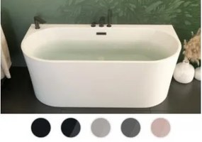 Polimat Sola I volně stojící akrylátová vana, růžová Délka vany: 160cm