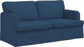 Set pohovek 2 ks Modrá textil 3407566
