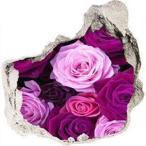 Wallmuralia Samolepící nálepka fototapeta Růže 75x75 cm