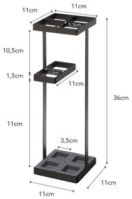 Černý stojan na deštníky YAMAZAKI Tower