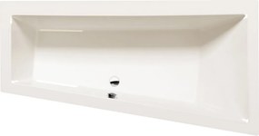 Polysan Andra R asymetrická vana 160 x 90 x 45 cm pravá akrylát ivory béžová 81541.40
