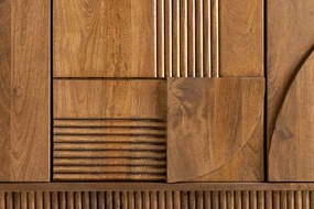 Designová komoda Movement 170 cm hnědé mango