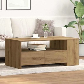 vidaXL Konferenční stolek 102x55x42 cm kompozitní dřevo [862733] Barva: šedá sonoma