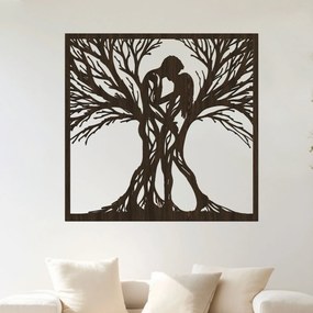 dřevo života Dřevěný strom SPOJENÍ Zvolte rozměr (cm): 60x60, Zvolte barvu dekoru: Wenge