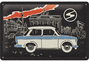 Postershop Plechová cedule: Trabant (Berlin Black) - 30x20 cm