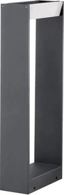 NV 713121 Venkovní sloupkové svítidlo TWIN tmavě šedý hliník akrylový difuzor LED 2x5W 3000K 220-240V rotační 0-90st. IP54 - NOVA LUCE