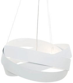 Designový lustr Tornado 50 bílá