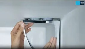 Grohe QuickFix Start Cube - Rohová polička chrom